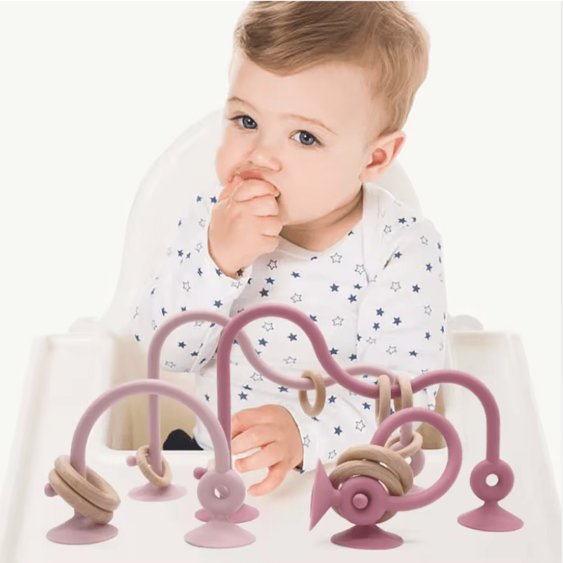 Montessori-Style Soft Teething Rings